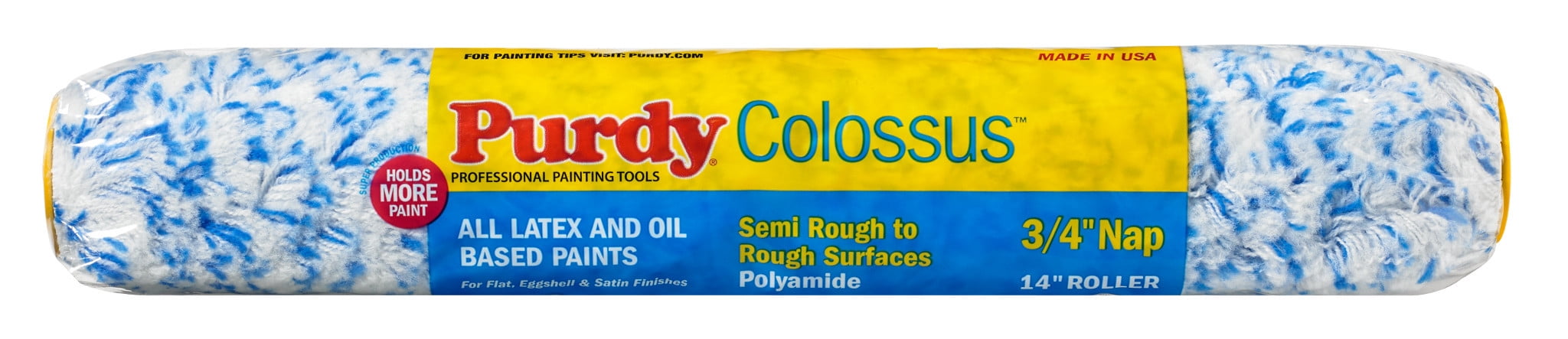 Purdy Colossus Roller Cover, 14 in. x 3/4 in., 1 each - Walmart.com