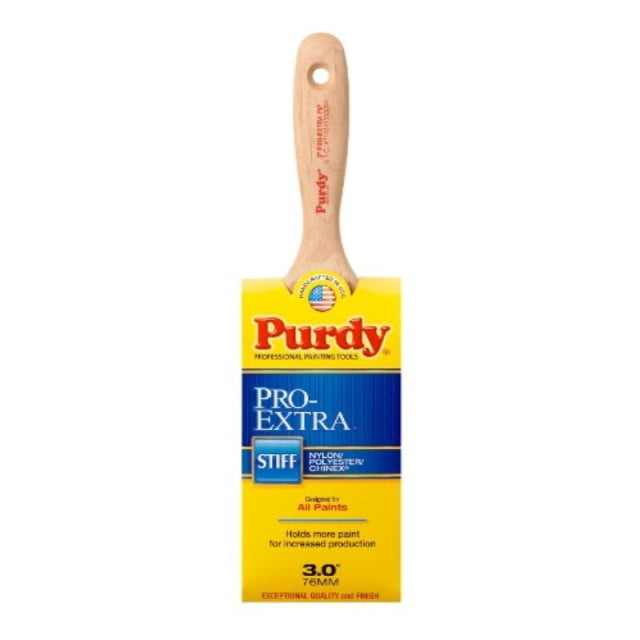 Genuine Purdy Pro-Extra Pip Flat 3" Paint Brush 144324730 - Walmart.com