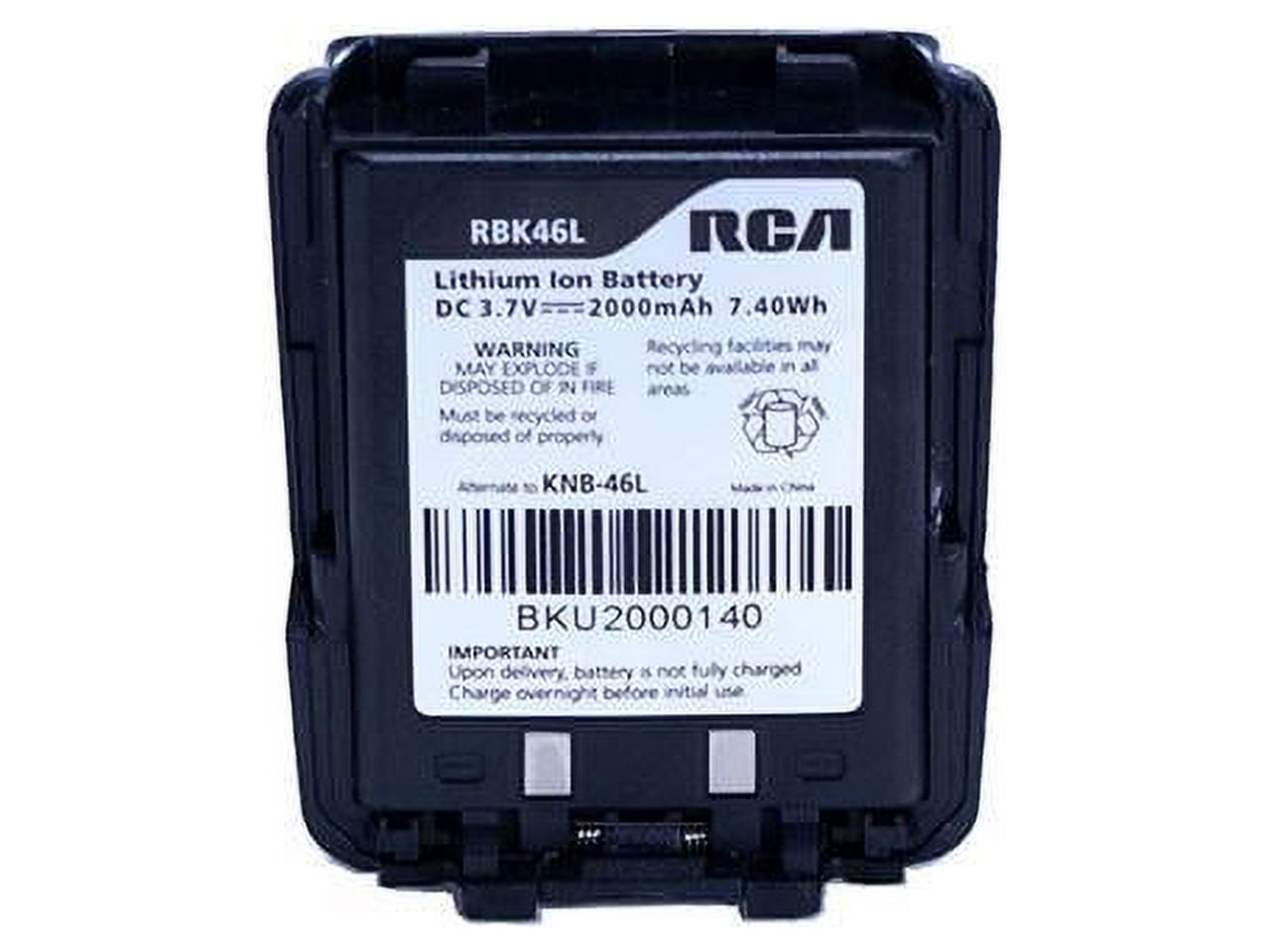 Genuine RCA RBK46L Handheld Radio Battery | Lithium-Ion | High Capacity ...