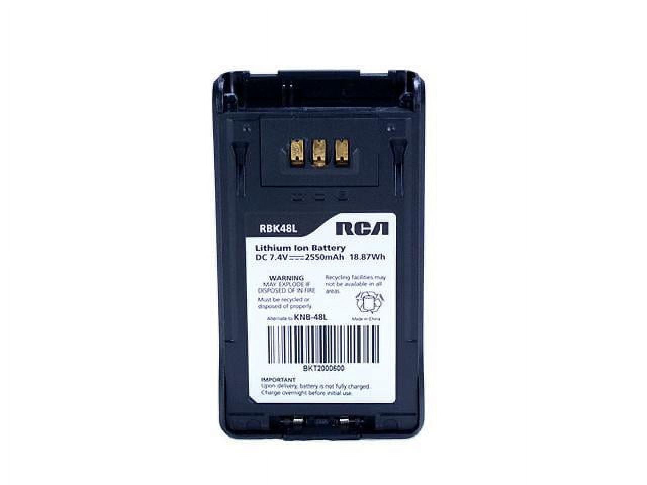 Genuine RCA RBK48L Handheld Radio Battery | Lithium-Ion | High Capacity ...