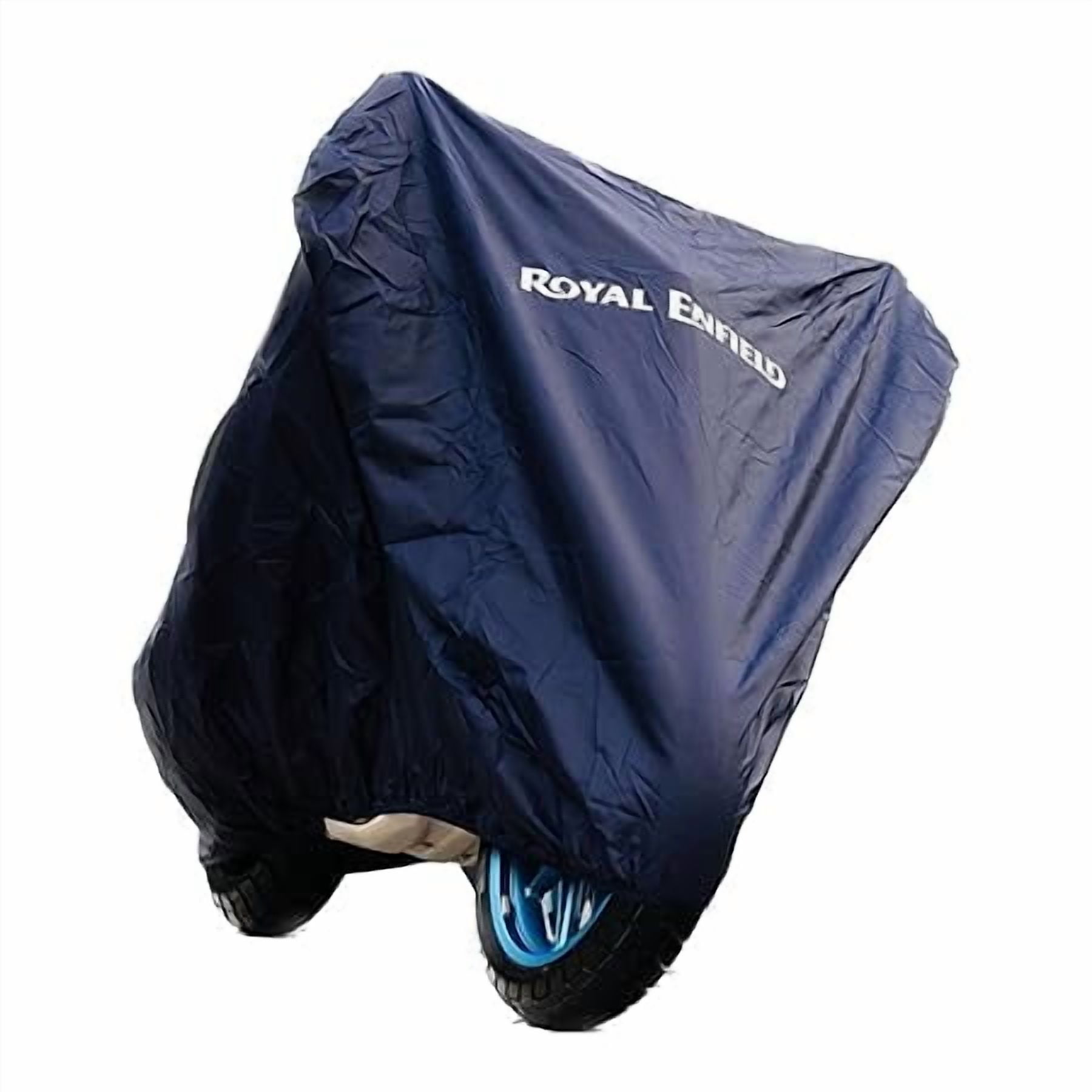 Genuine Royal Enfield Water & Weather Proof Blue Bike Cover Fits For ...