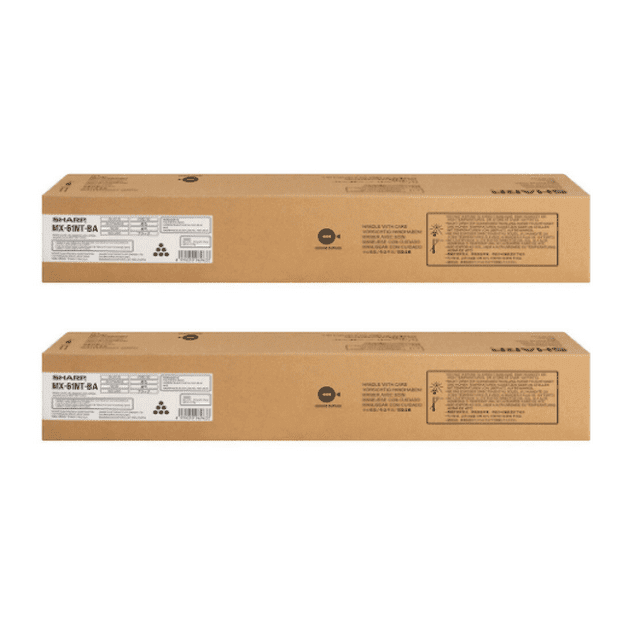 Genuine SHARP MX-3071 Toner Cartridge 2-Pack Blacks (40k Yield Each) For MX3071 Printers OEM ...