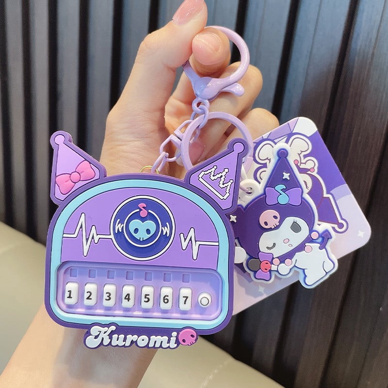 Genuine Sanrio Melody Doll Keychain Cartoon Anime Kuromi Cinnamoroll ...