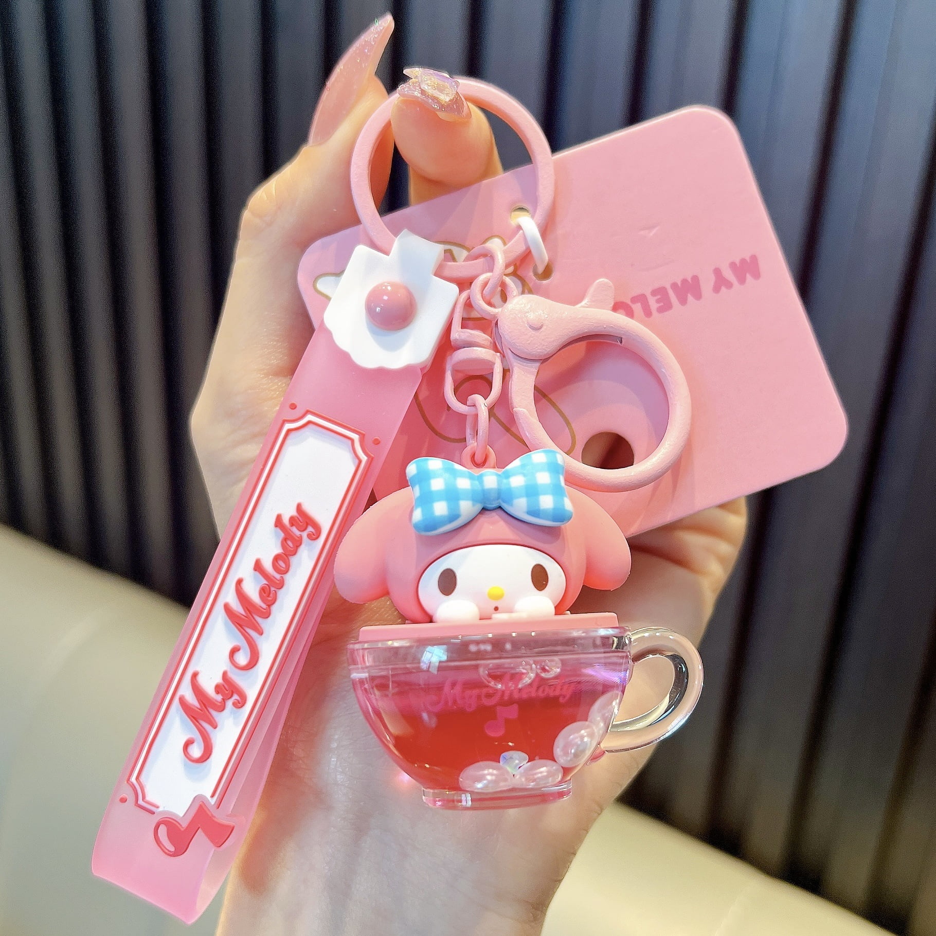 Genuine Sanrio Melody Doll Keychain Cartoon Anime Kuromi Cinnamoroll ...