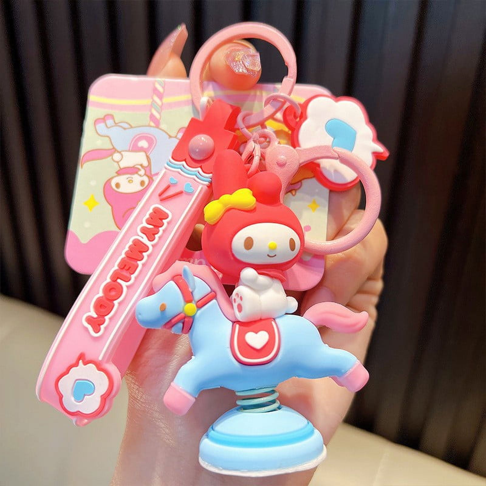 Genuine Sanrio Melody Doll Keychain Cartoon Anime Kuromi Cinnamoroll ...