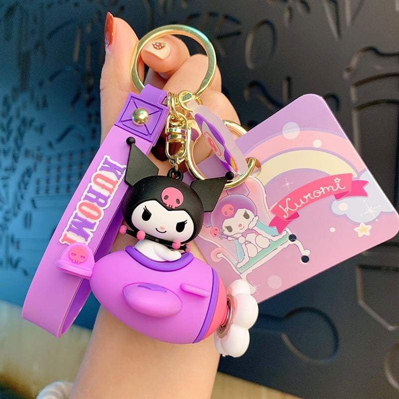 Genuine Sanrio family projection camera keychain pendant cute cartoon ...