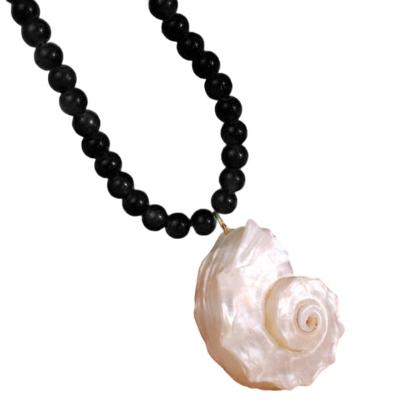 Genuine Sea Shell Pendant Necklace Oceanics Inspire Designs Handmade ...