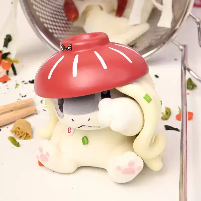 Genuine Sharkitty Ver.1 Series Flocking Blind Box Kawaii Animal Figure ...