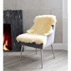 Genuine Sheepskin Rug Extra Soft Natural Pelt Champagne , Single Pelt 2 ...