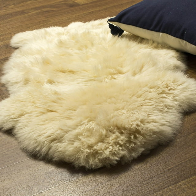 Genuine Sheepskin Rug Extra Soft Natural Pelt Champagne , Single Pelt 2 ...