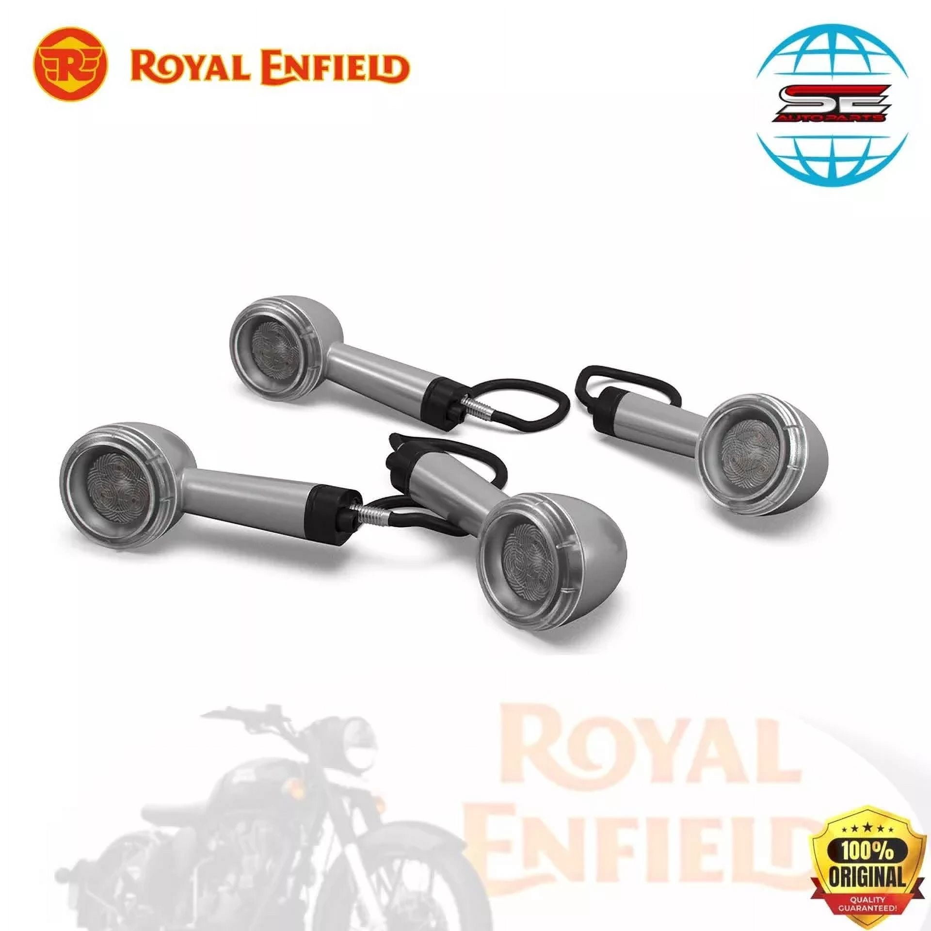 Genuine Silver LED Indicators for Royal Enfield Classic 350, All New ...