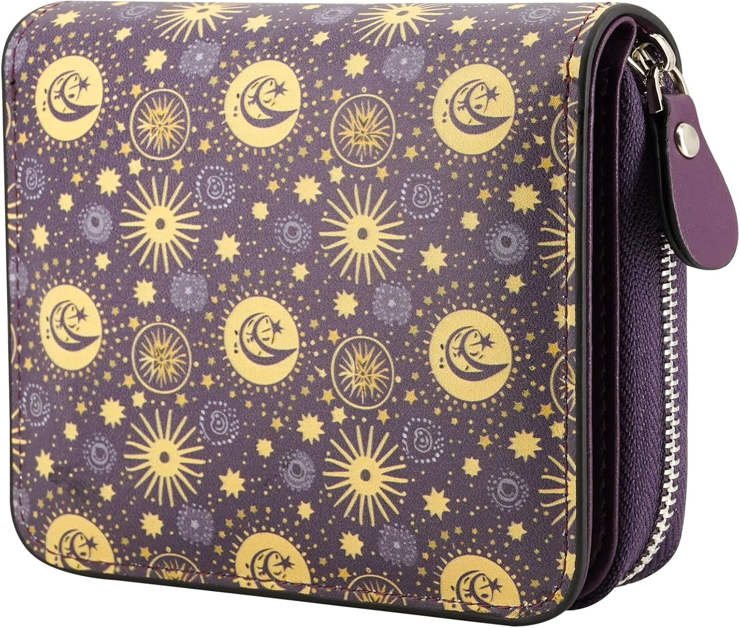Genuine Small Wallet for Women, Slim RFID Blocking Credit Card Holder ...