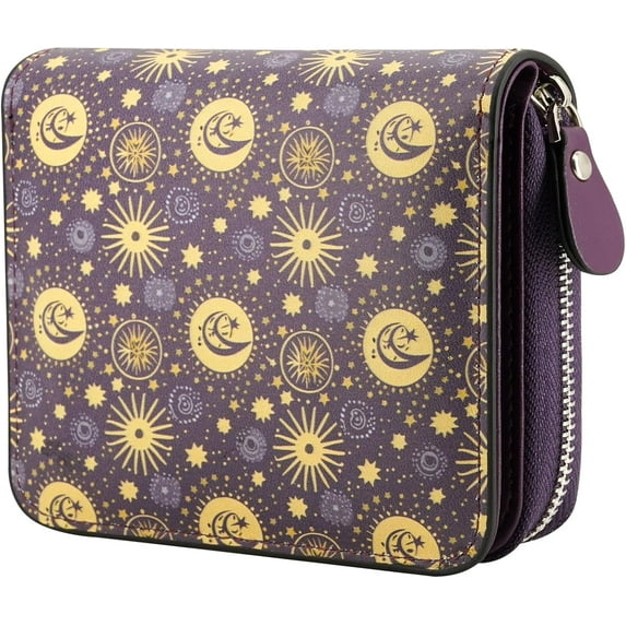 Genuine Small Wallet for Women, Slim RFID Blocking Credit Card Holder ...