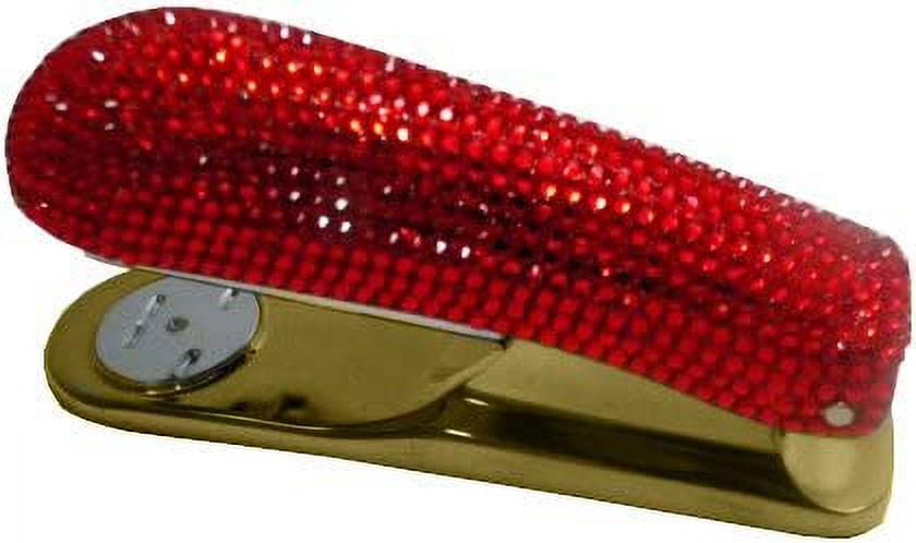 Genuine Swarovski Light Siam Crystal Covered Stapler - Walmart.com