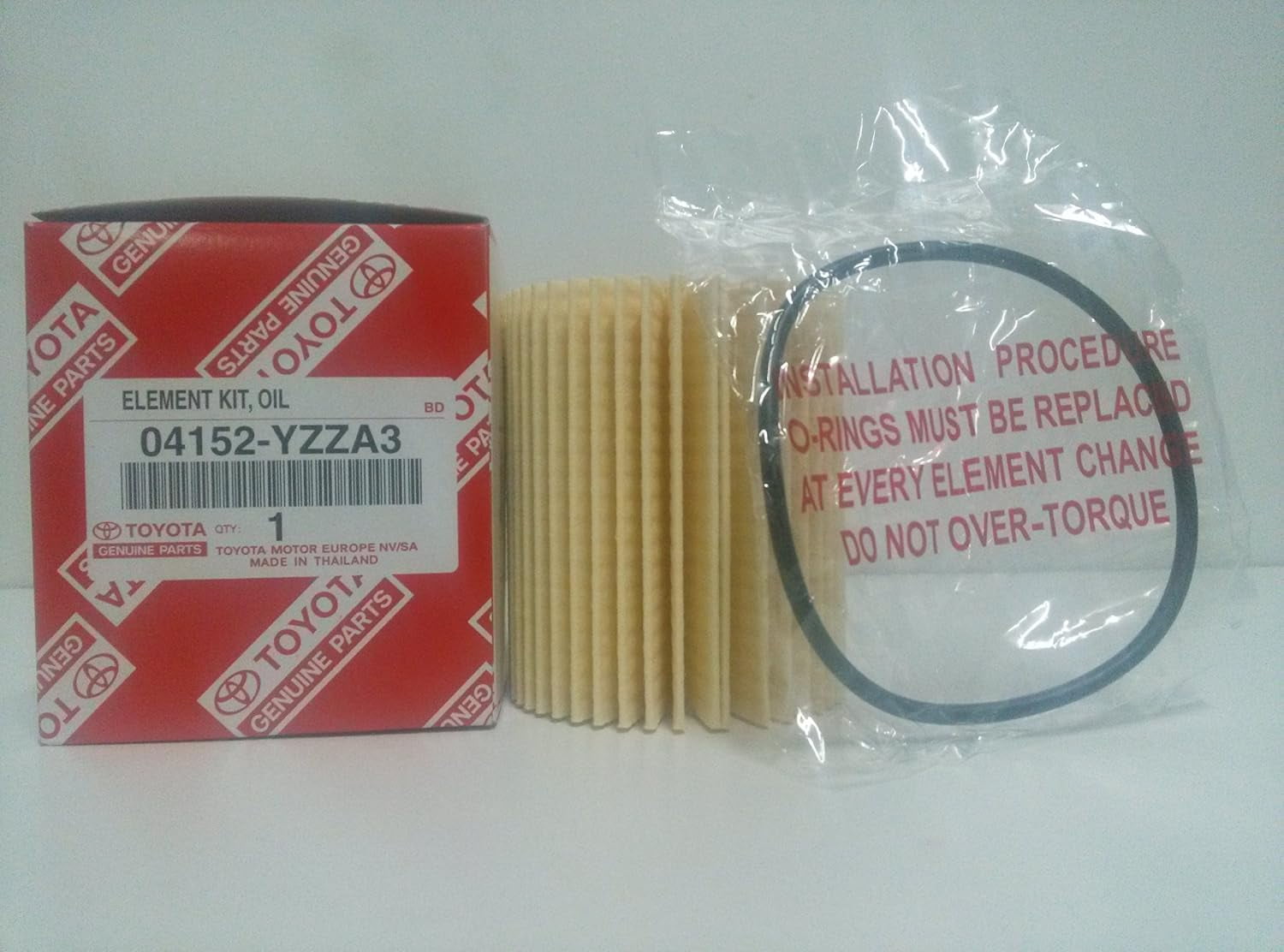 Genuine Toyota 04152-YZZA3 Oil Filter Element - Walmart.com
