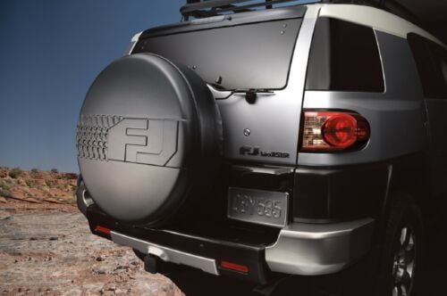 Toyota FJ Cruiser Spare Tire Cover w/o Backup, Direct Replacement, 2007 ...