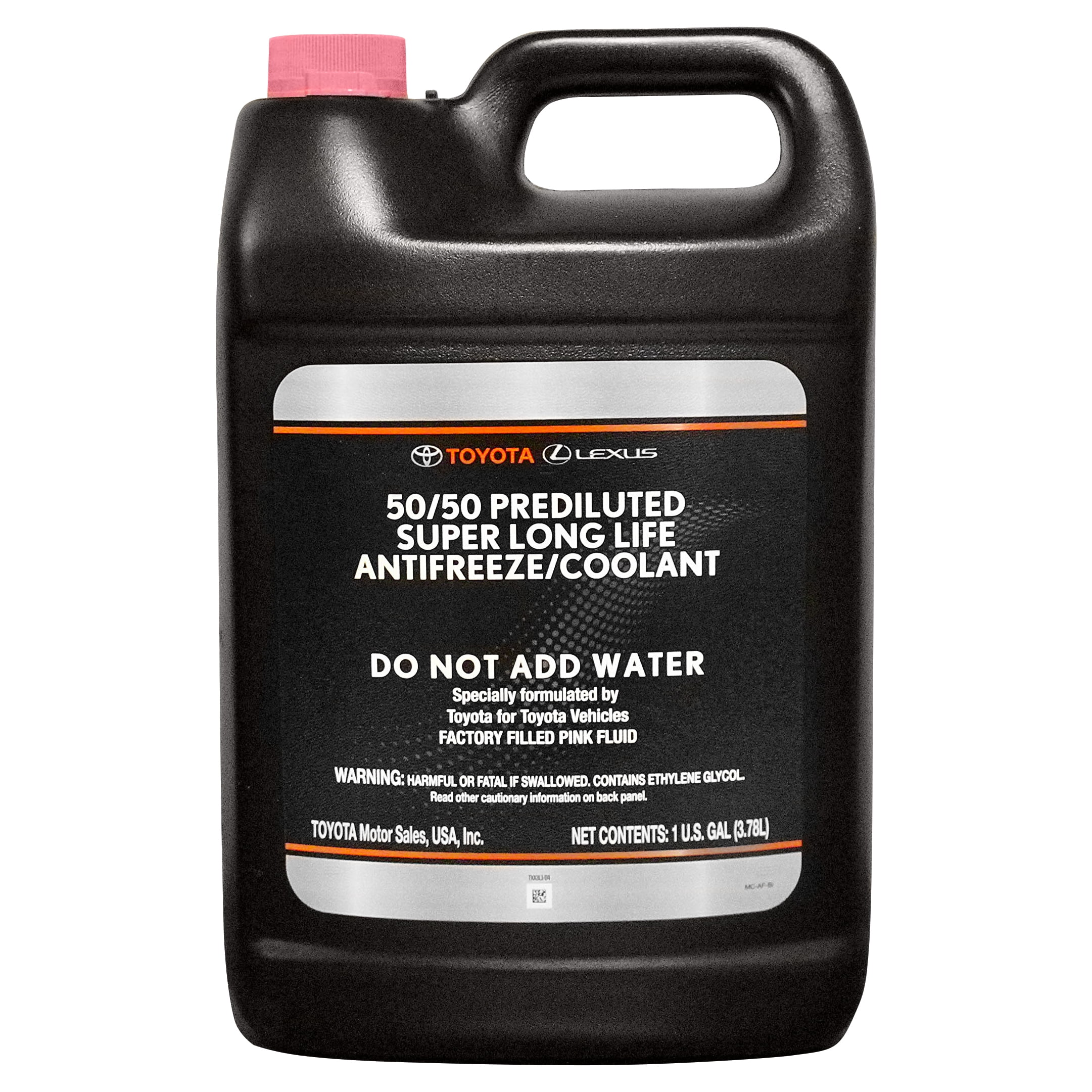 Genuine Toyota Pink Premixed Long Life Coolant Antifreeze (1 GALLON ...