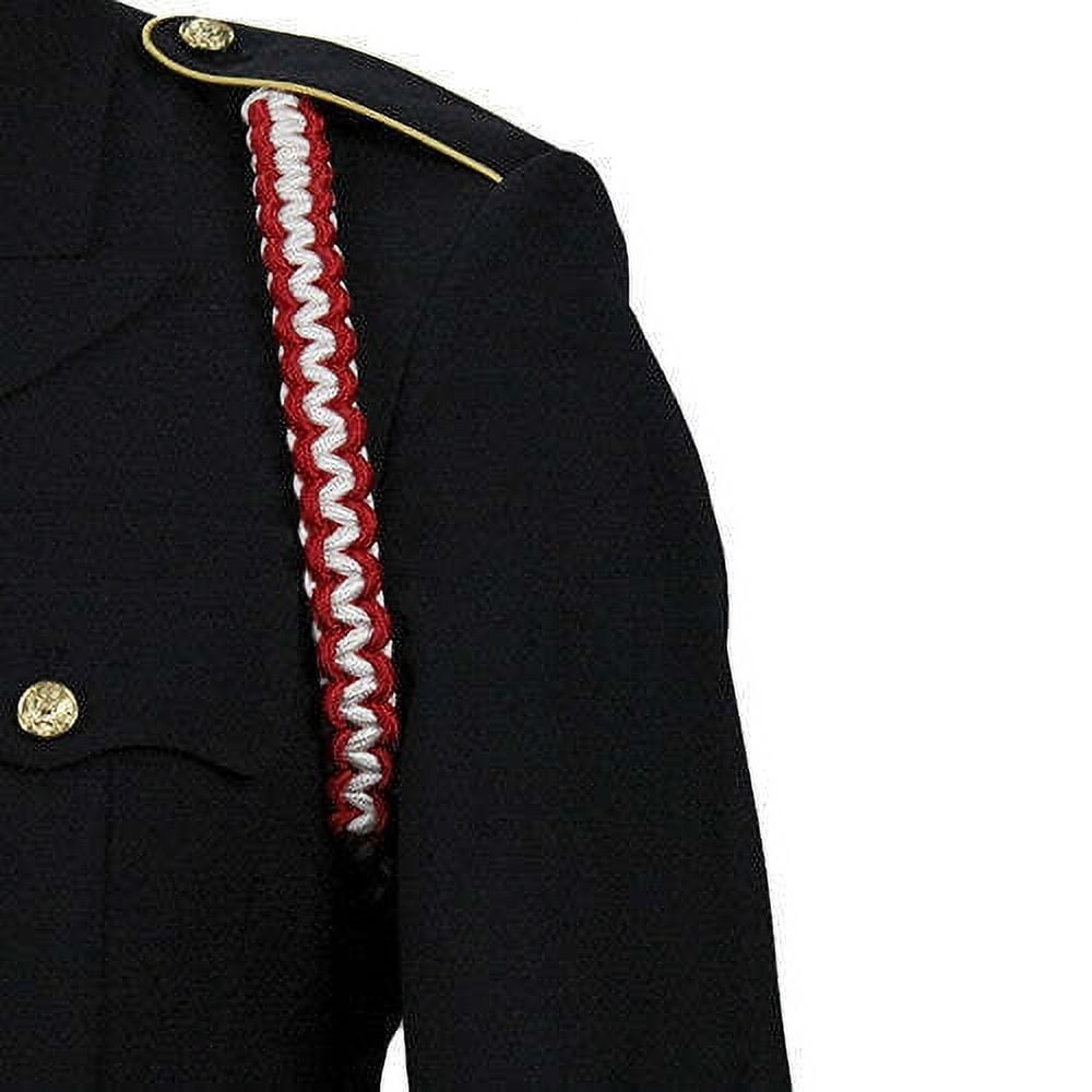 Genuine US Army Shoulder Cord 2723 Interwoven Red and White Official ...