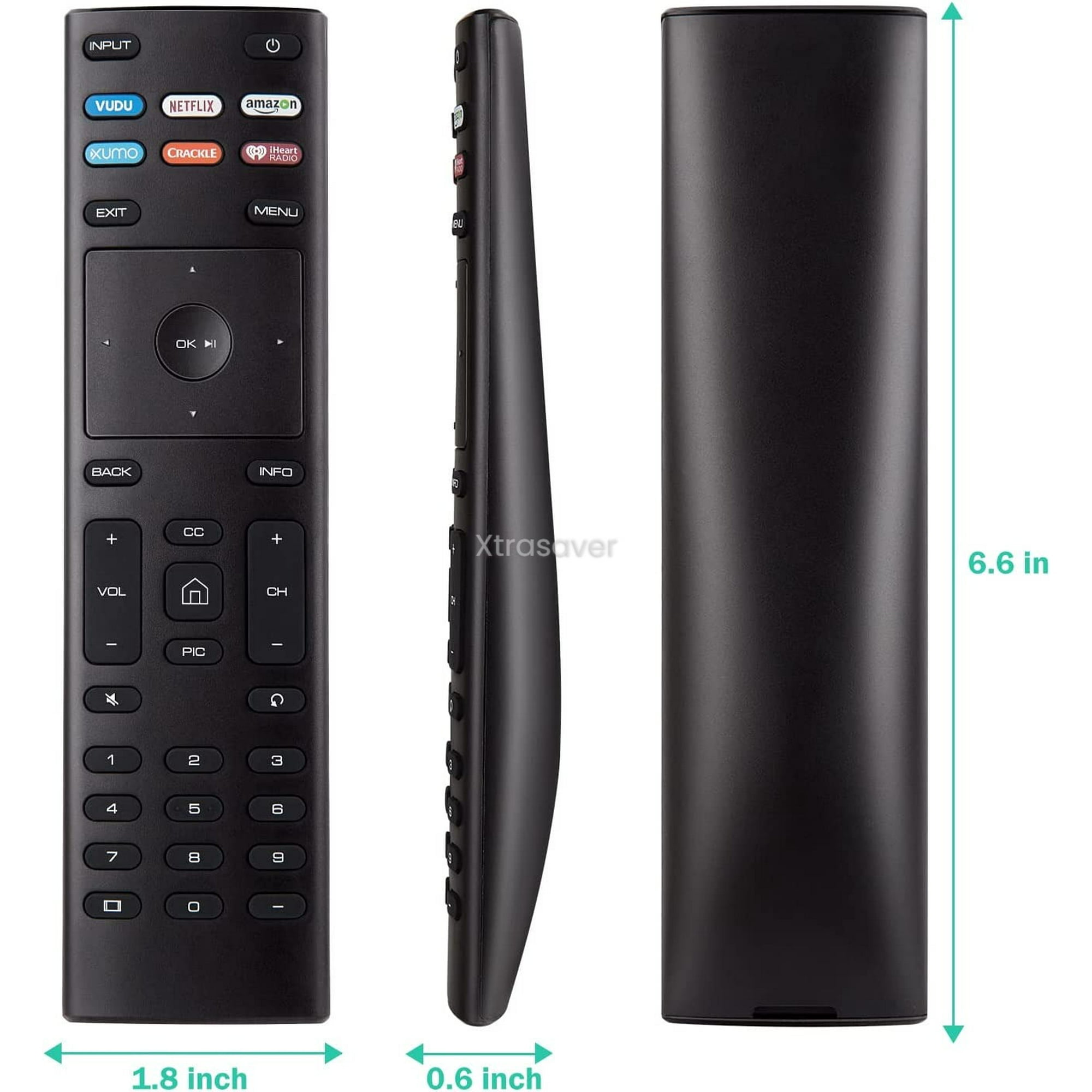 Genuine Vizio Xrt136 Led Tv Remote Control With Vudu Netflix Amazon