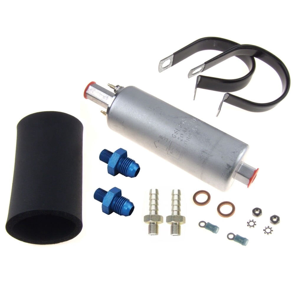Genuine Walbro/TI 255LPH Universal External Inline Pump, GSL392 (w ...