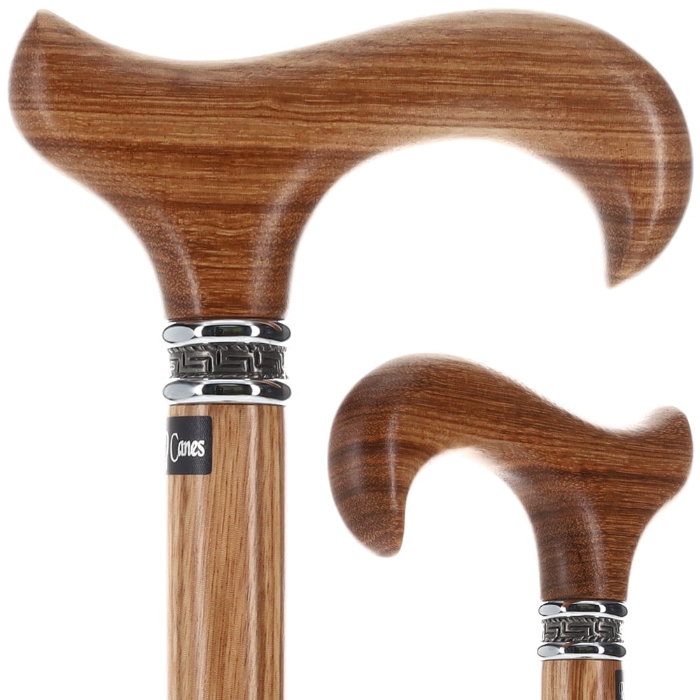 Royal RC Canes ️Genuine Zebrano Wood Walking Cane with Pewter Collar ...