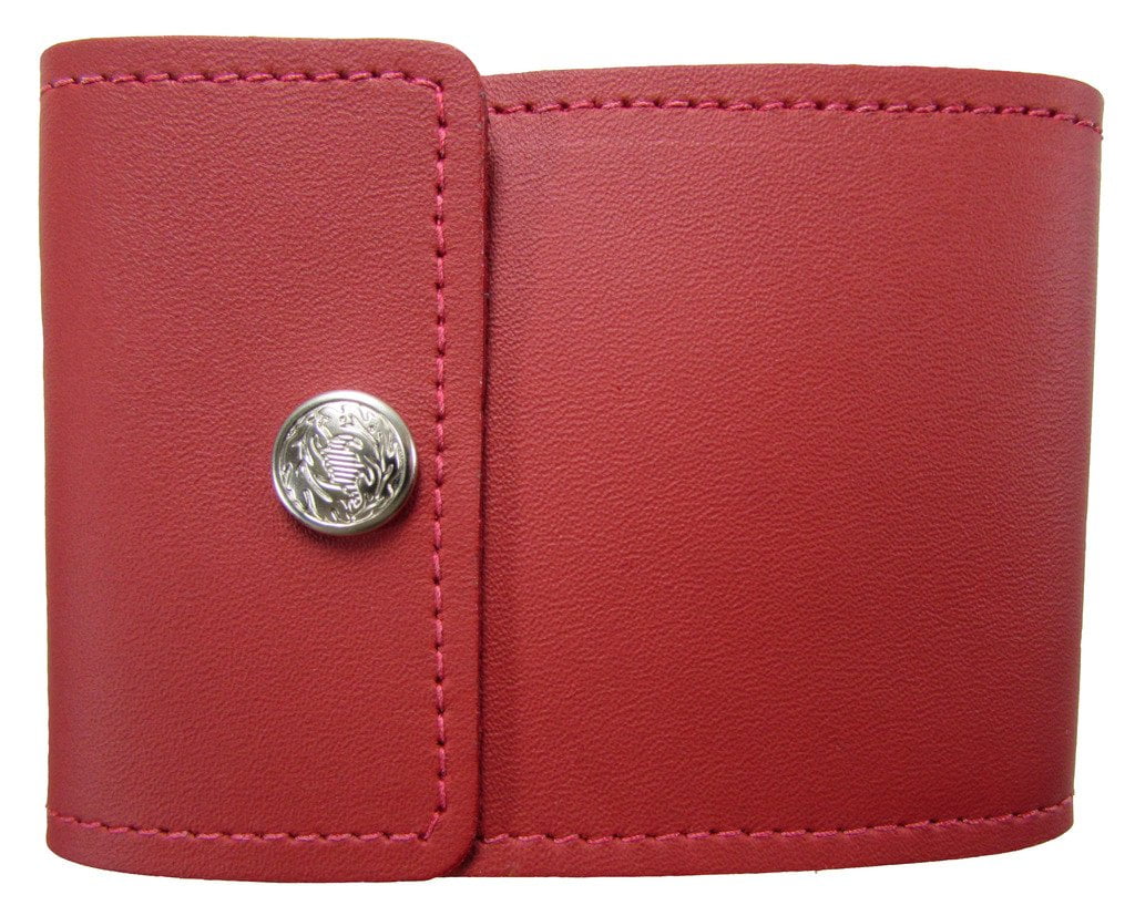 Genuine cowhide leather End Stub Checkbook Cover - Walmart.com