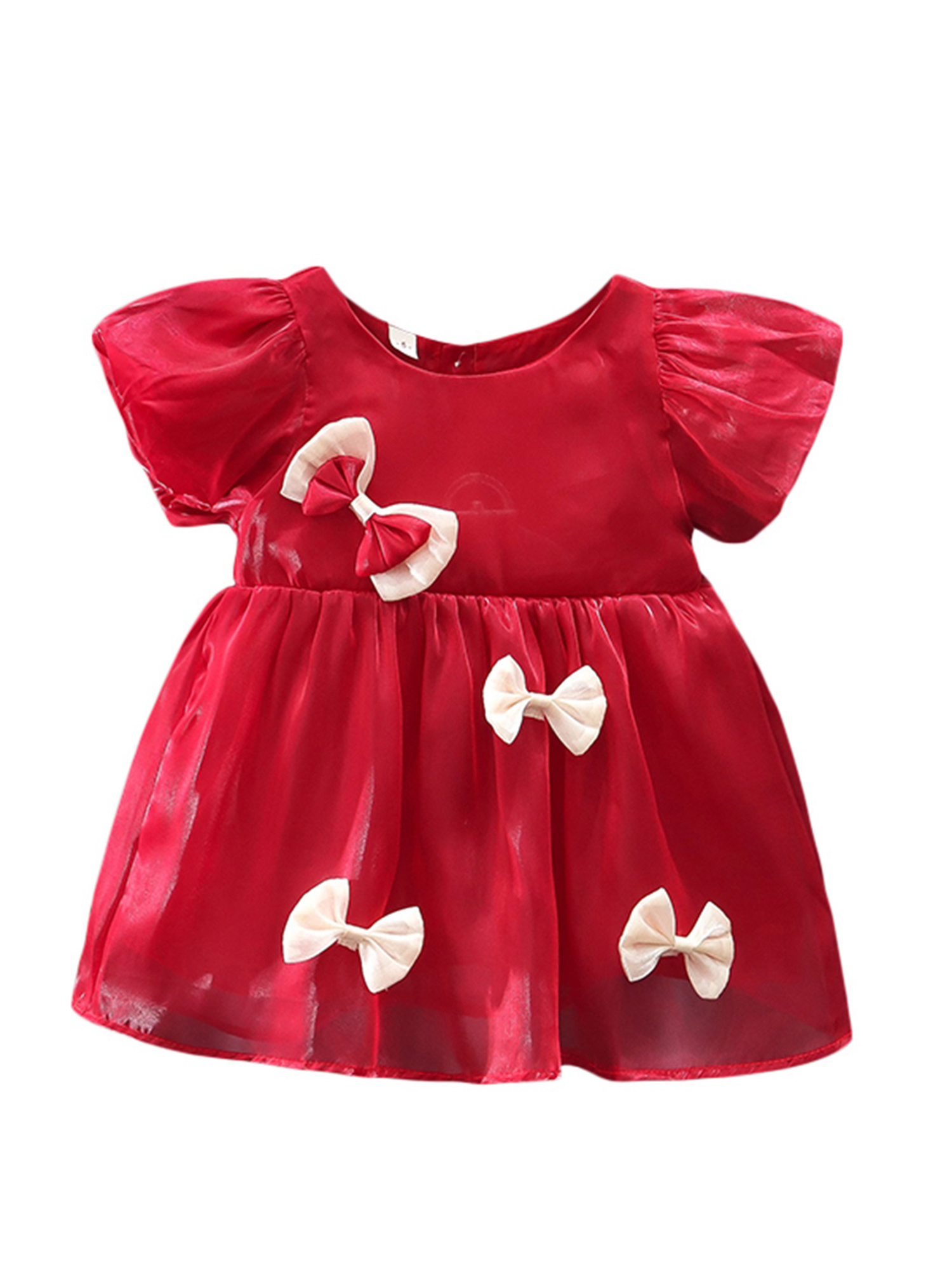 Genuiskids Baby Girls Summer Dress 9M 12M 18M 24M 3T Infant Girl Puff ...