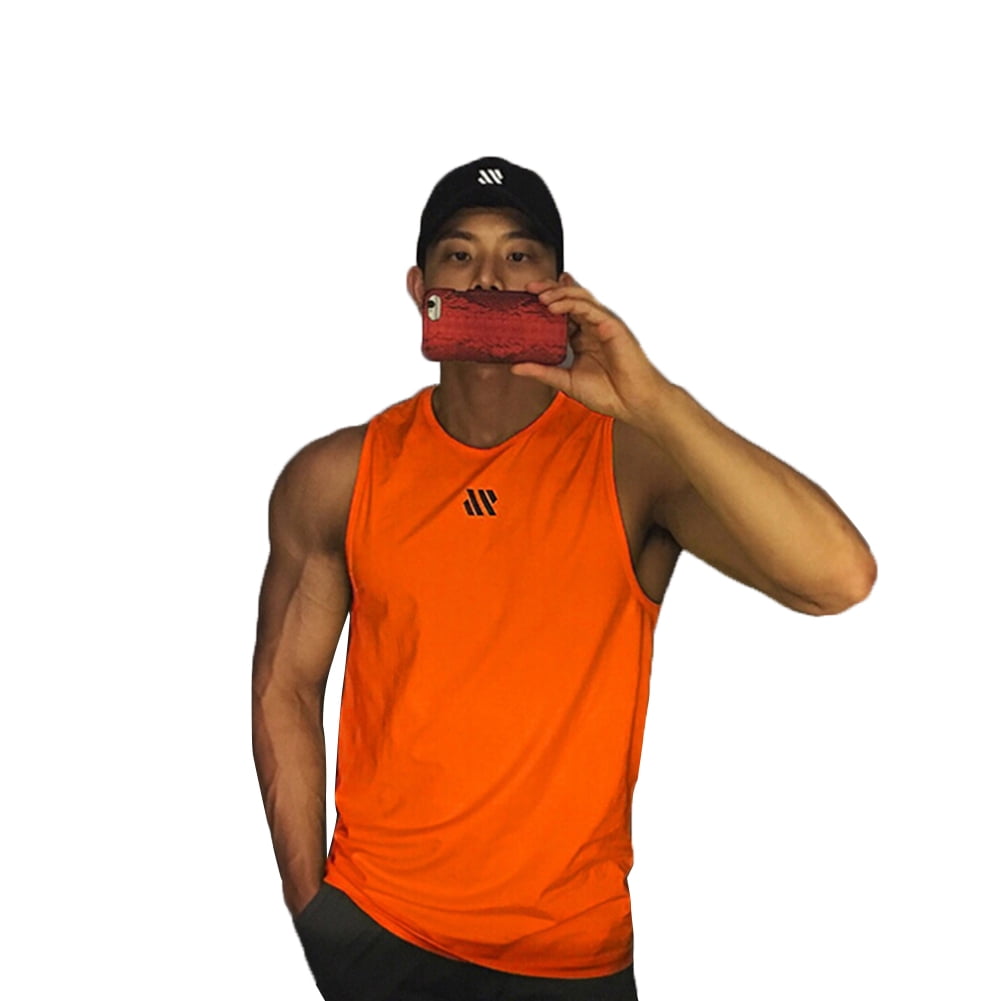 Genuiskids Workout Tank Tops for Men Quick Dry Gym Fitness Running ...
