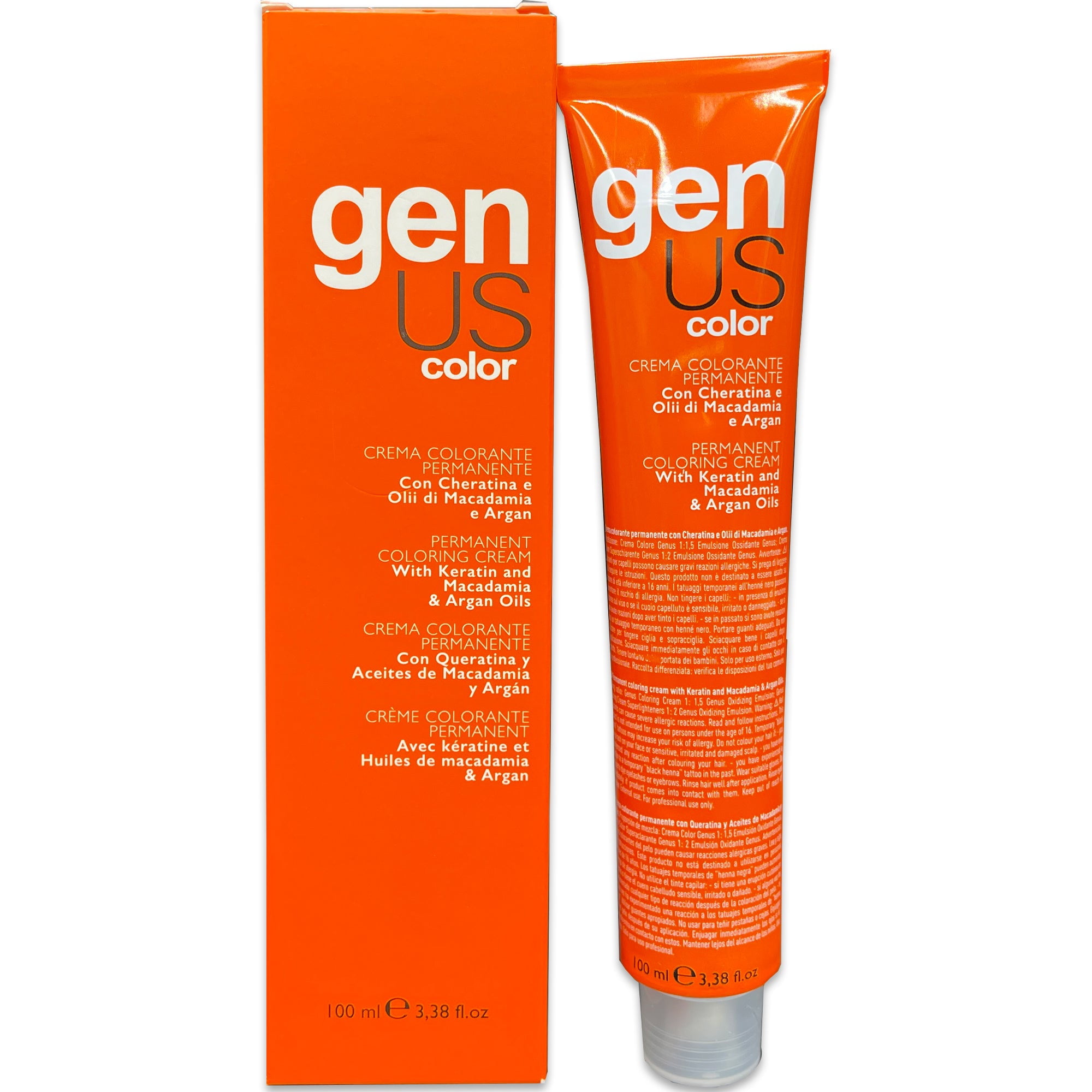 Genus Hair Color - Dark Blonde Intense Ash (6.11) - Walmart.com