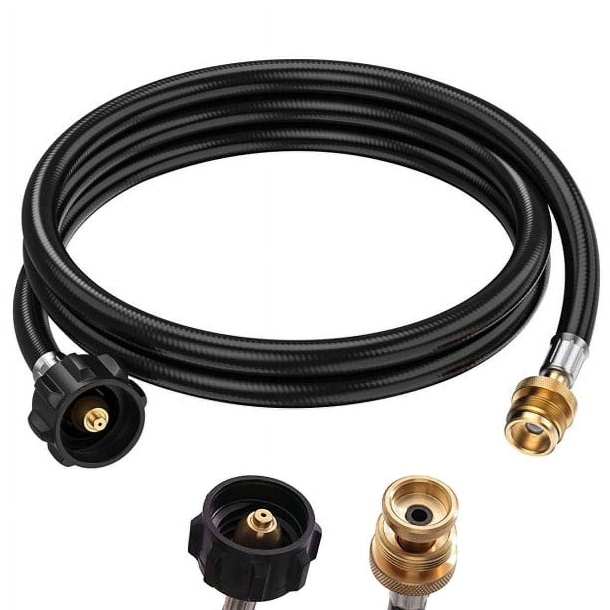 Genwiss 12ft Propane Adapter Hose, 1lb to 20lb, for Weber/Coleman ...