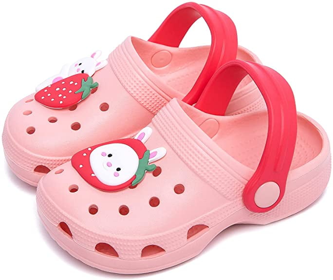 Genwiss Toddler Clogs Boys Girls Cartoon Unicorn Dinosaur Clog Kids ...