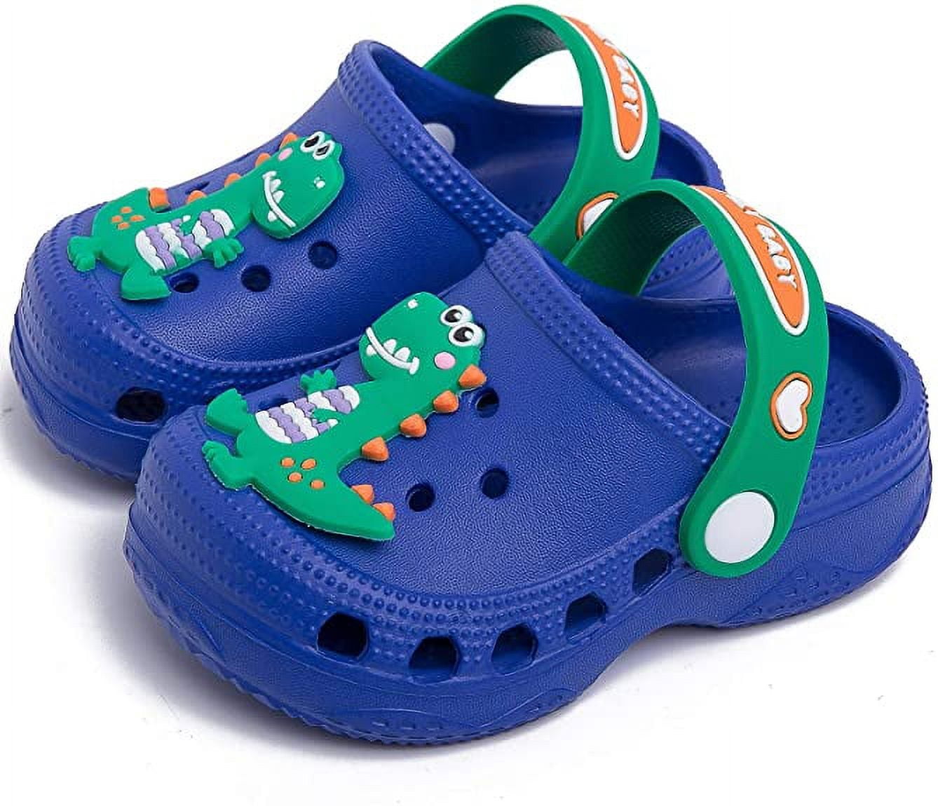 Genwiss Toddler Clogs Boys Girls Cartoon Unicorn Dinosaur Clog Kids ...