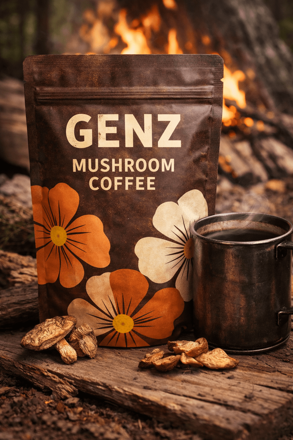Genz Mushroom Coffee 200GM - Walmart.com