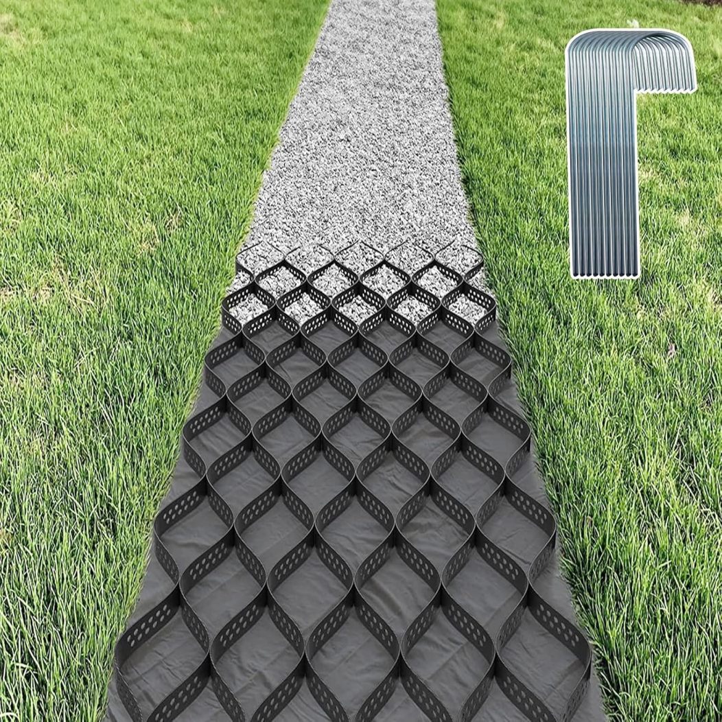 Geo Grid Expansion Foldable 8x12 ft / 96x144 in, Black 2in High Geo ...