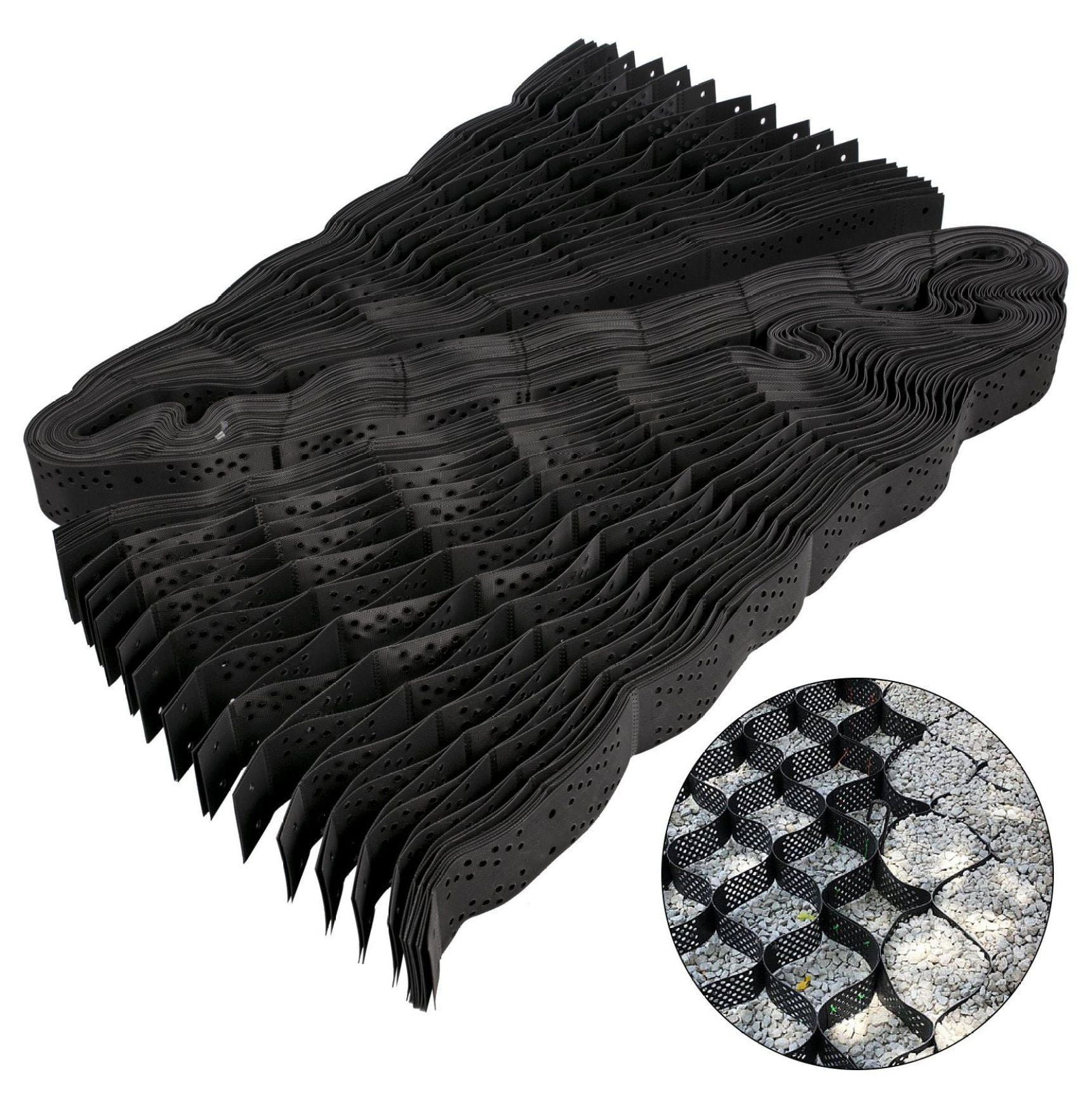 Geo Grid Ground Grid 9x17 ft, Geo Cell Grid 4 Inch Thick, Gravel Grid ...