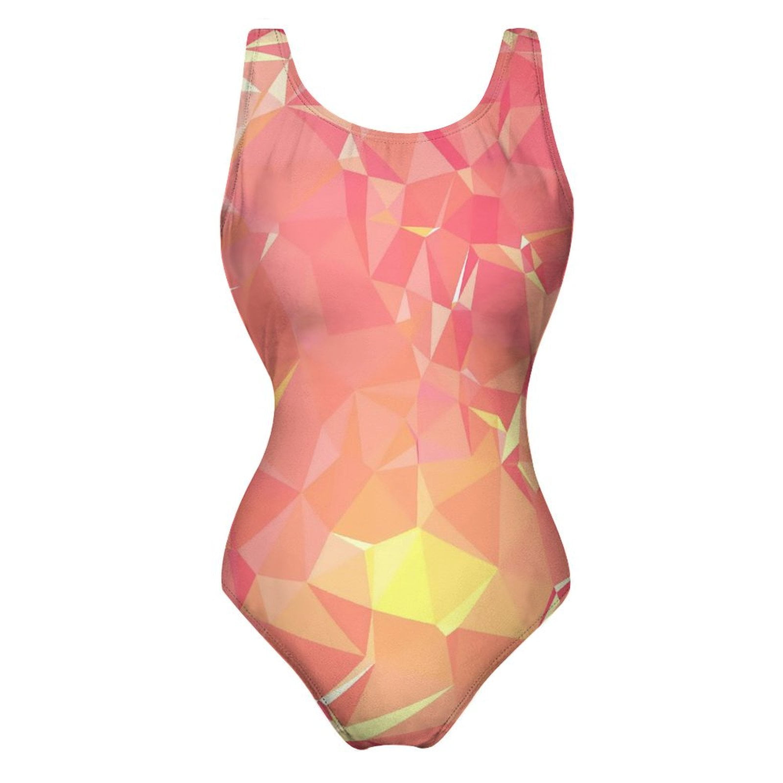 Geo Print Swimsuit Watercolor Tribal OnePiece Swimwear Push Up ...