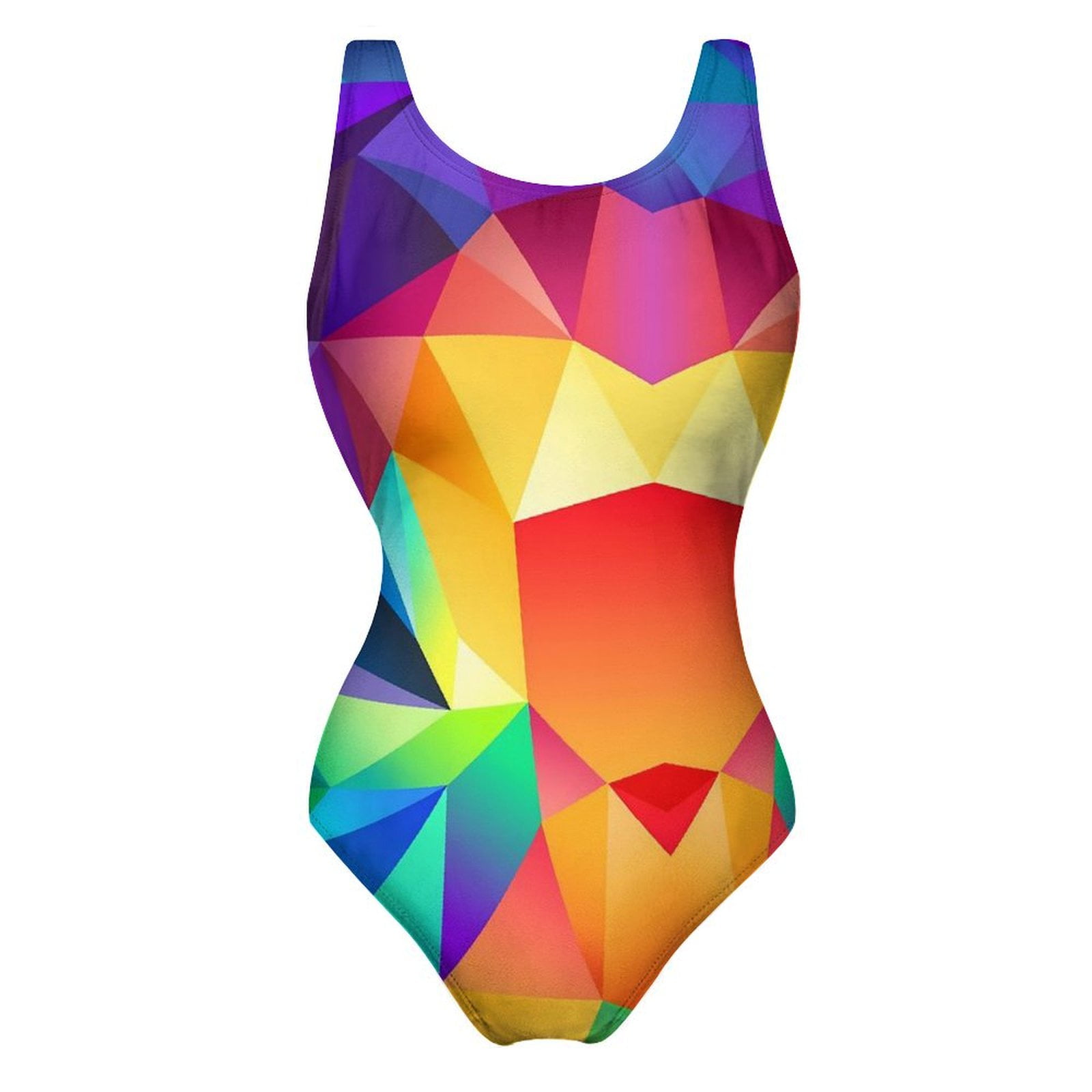 Geo Print Swimsuit Watercolor Tribal OnePiece Swimwear Push Up ...
