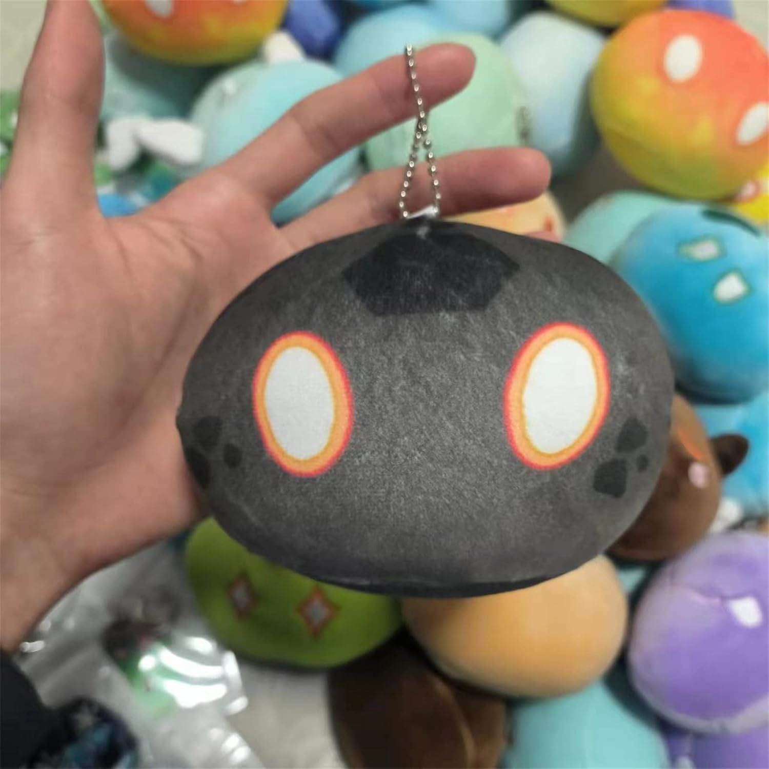 Geo Slime Keychain Pendants Genshin Impact Monster Backpack Pendant ...