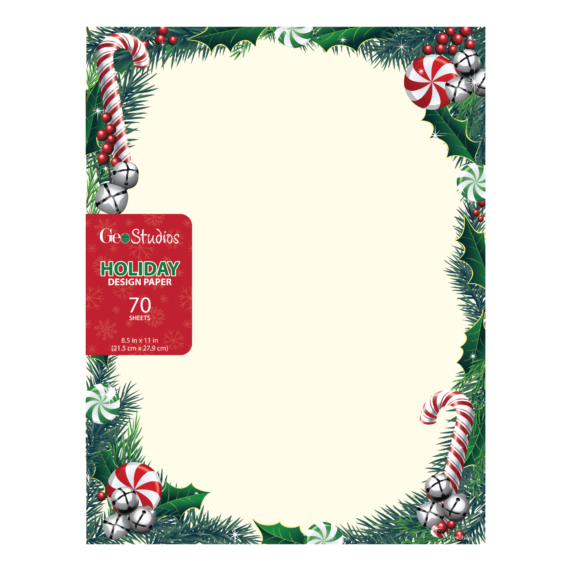 Holiday Themed Letter Head Holly Bunch Letterhead [2011868] : Designer
