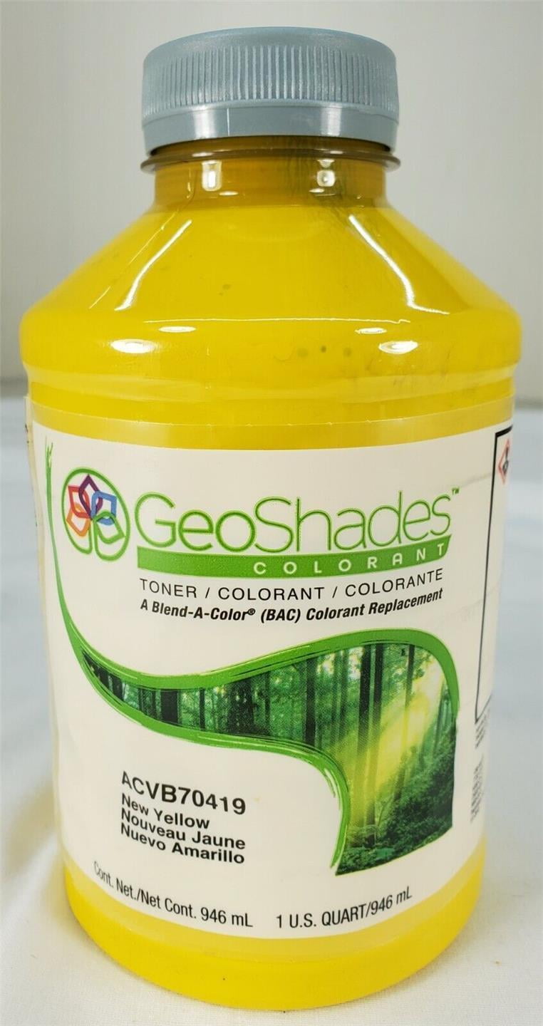 GeoShades BAC Paint Colorant New Yellow 1 Qt. ACVB70419 Sherwin ...