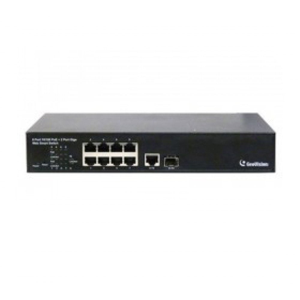 GeoVision 8-Port 802.3at Web Management PoE Switch GV-POE0801 - Walmart.com