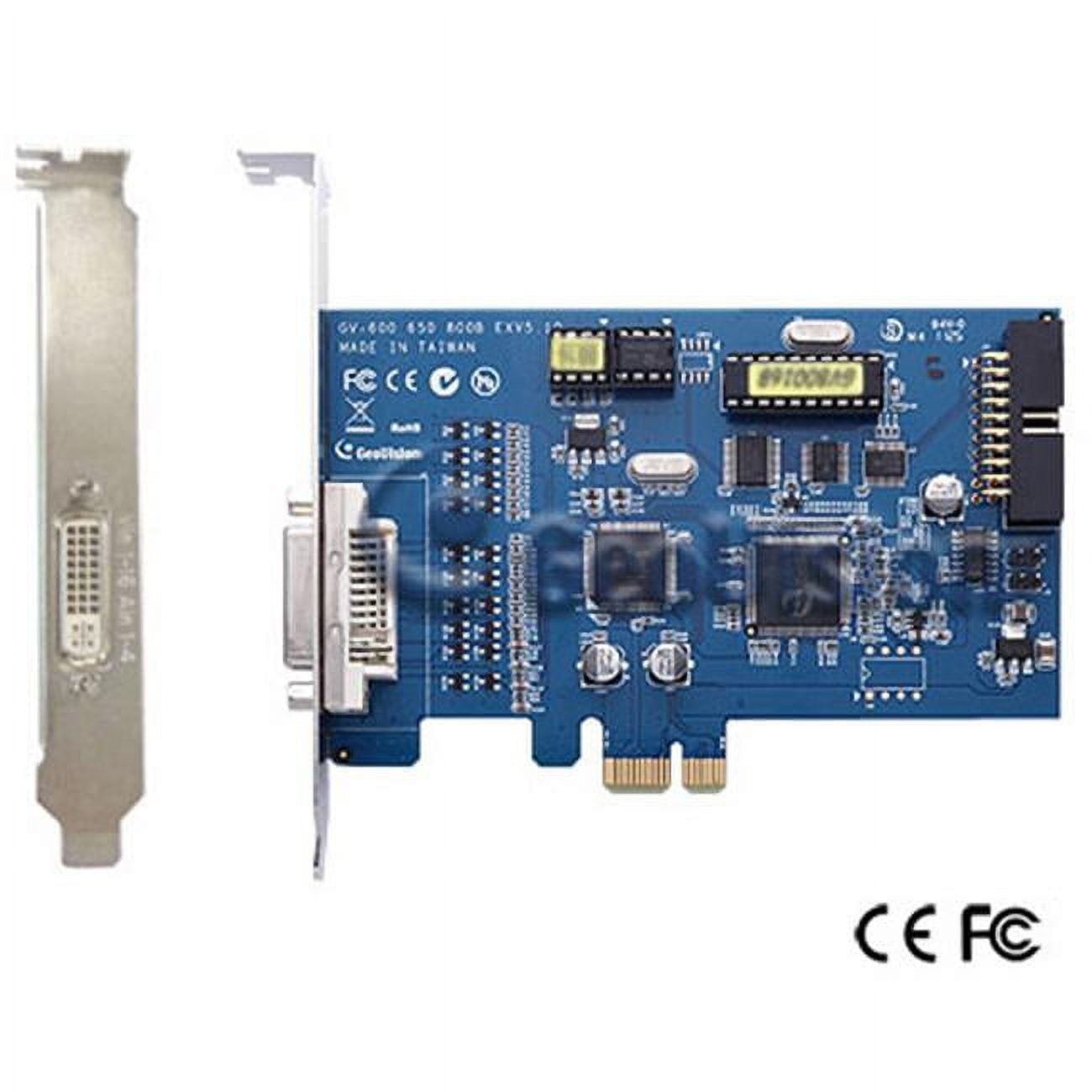 GeoVision VC-GV600B-8PE 8 Channel 30FSP PCIE Geovision adapter Card DVI ...