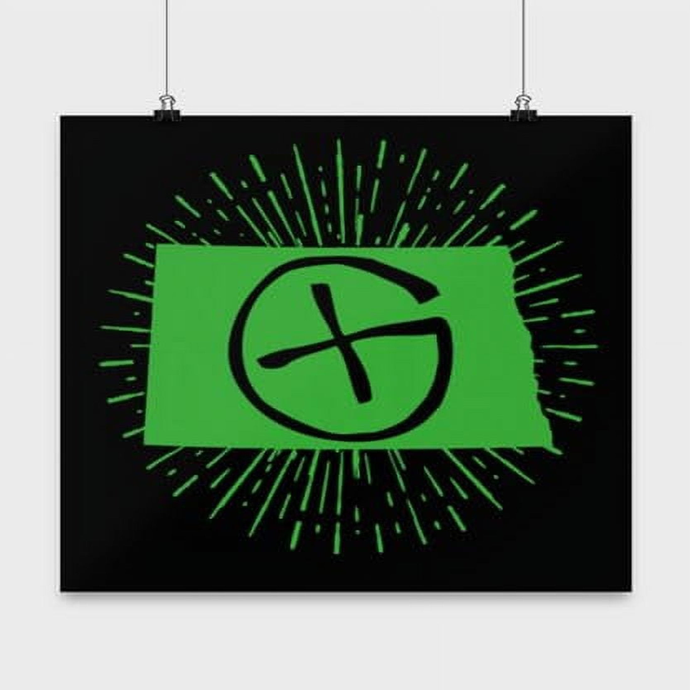 Geocaching Poster 13x13in - Fun Hobby Wall Art Gift with Geocacher Logo ...