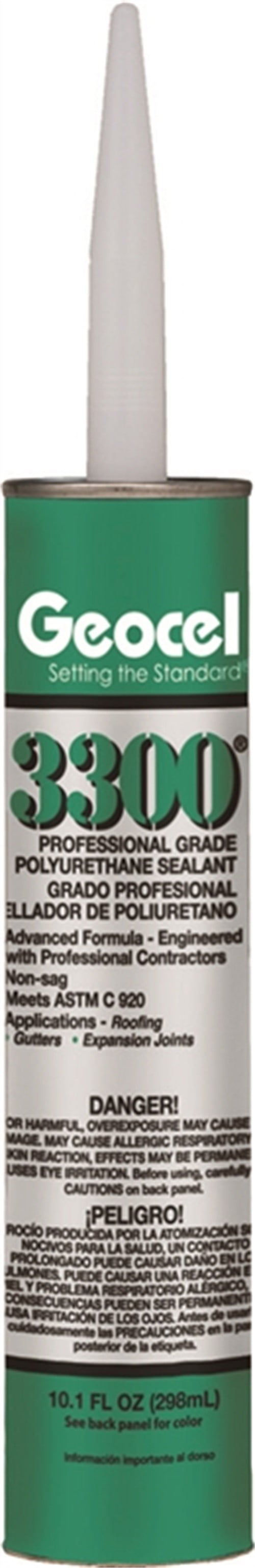Geocel 3300 Series 68102 Polyurethane Sealant, Gray, Liquid, 10.1 oz ...