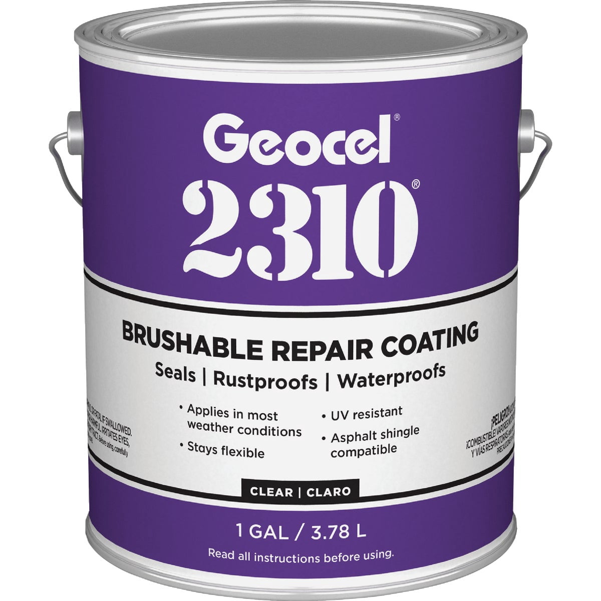 Geocel Corp. Geocel 2310 Brushable Repair Coating - Pack of 8 - Walmart.com