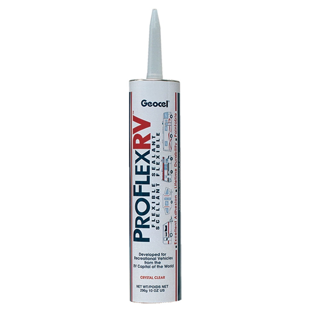 Geocel Pro Flex RV Flexible Sealant - Camper Caulk Window Sealer, White ...
