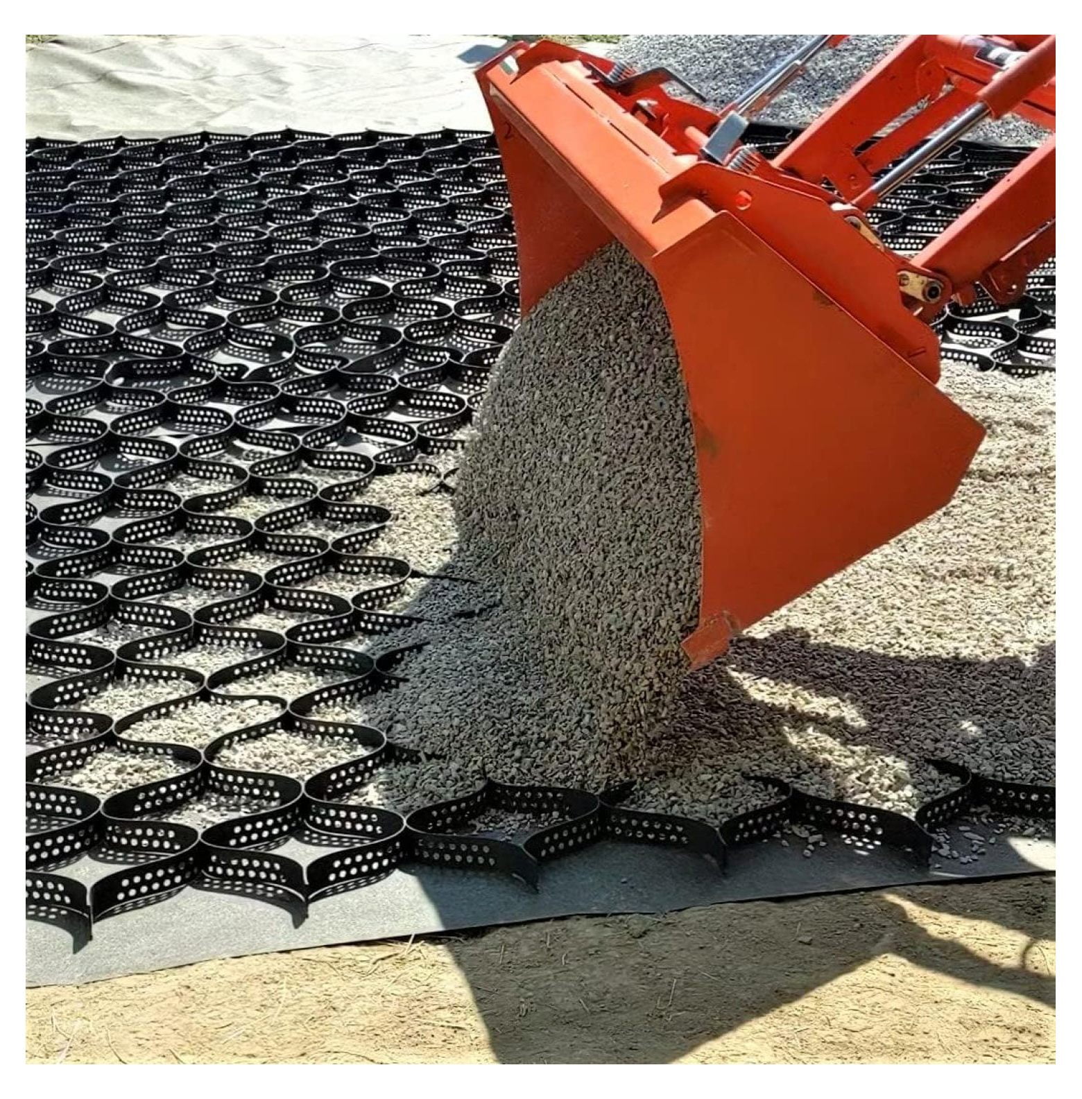 Geocell 2inch Tall Gravel Stabilizing Grid Panels 230sf per Panel ...