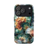 Geode Mineral Earth Green Ochre Pattern Natural Stone Phone Case 17 16 ...