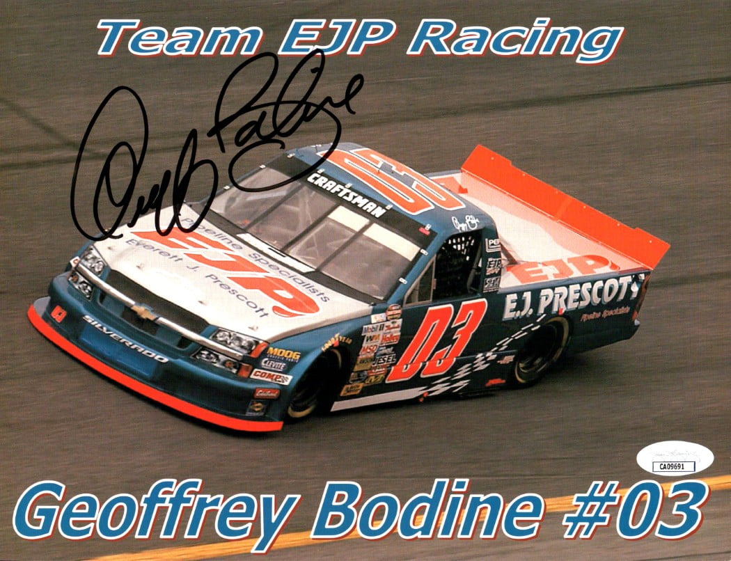 Geoffrey Bodine Signed Autographed 8X10 Photo NASCAR Truck Racing JSA ...