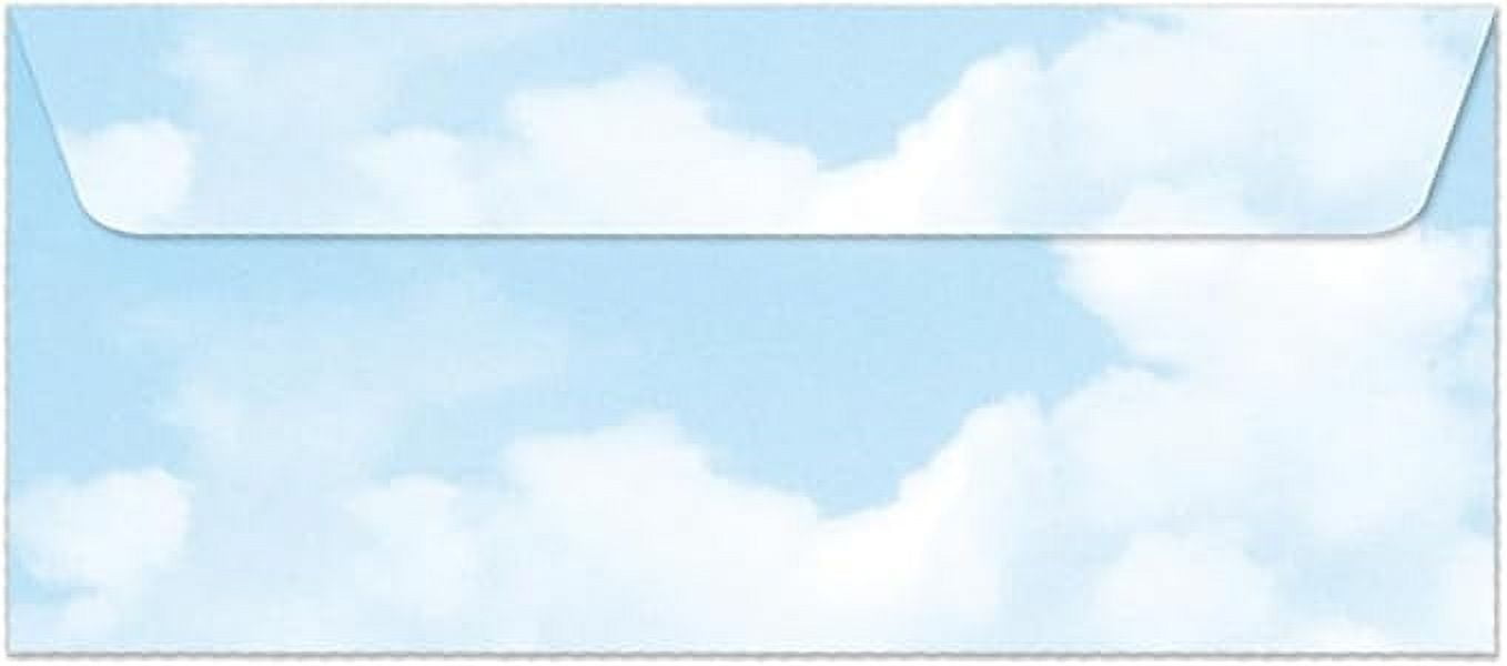 Geographics Clouds Letterhead No 10 Envelopes - Business Envelopes Self ...